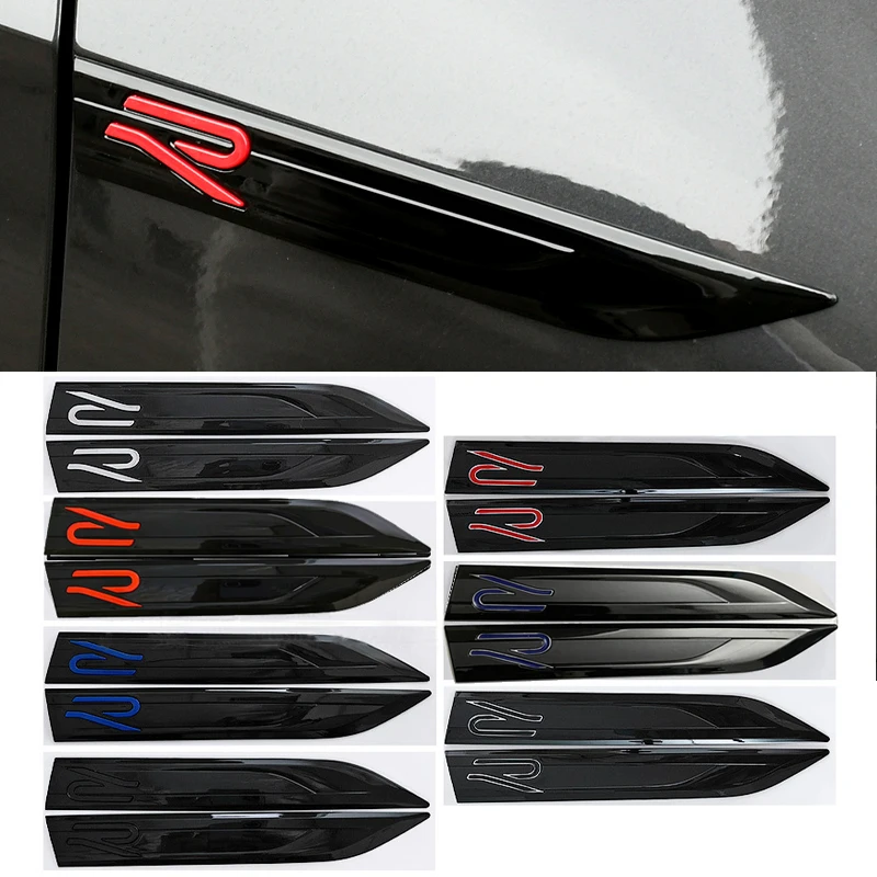 2pcs-R-Emblem-Car-Fender-Side-Wing-Auto-Sticker-Accessories-For ...