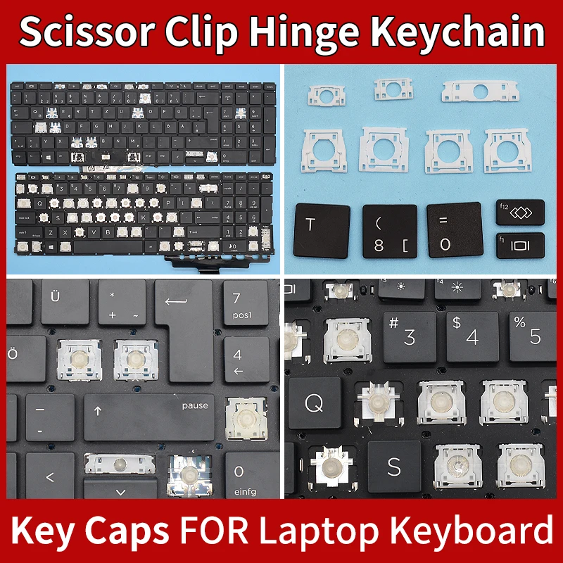 Replacement-Keycaps-Scissor-Clip-Hinge-For-HP-Probook-450-G6-455-G6 ...