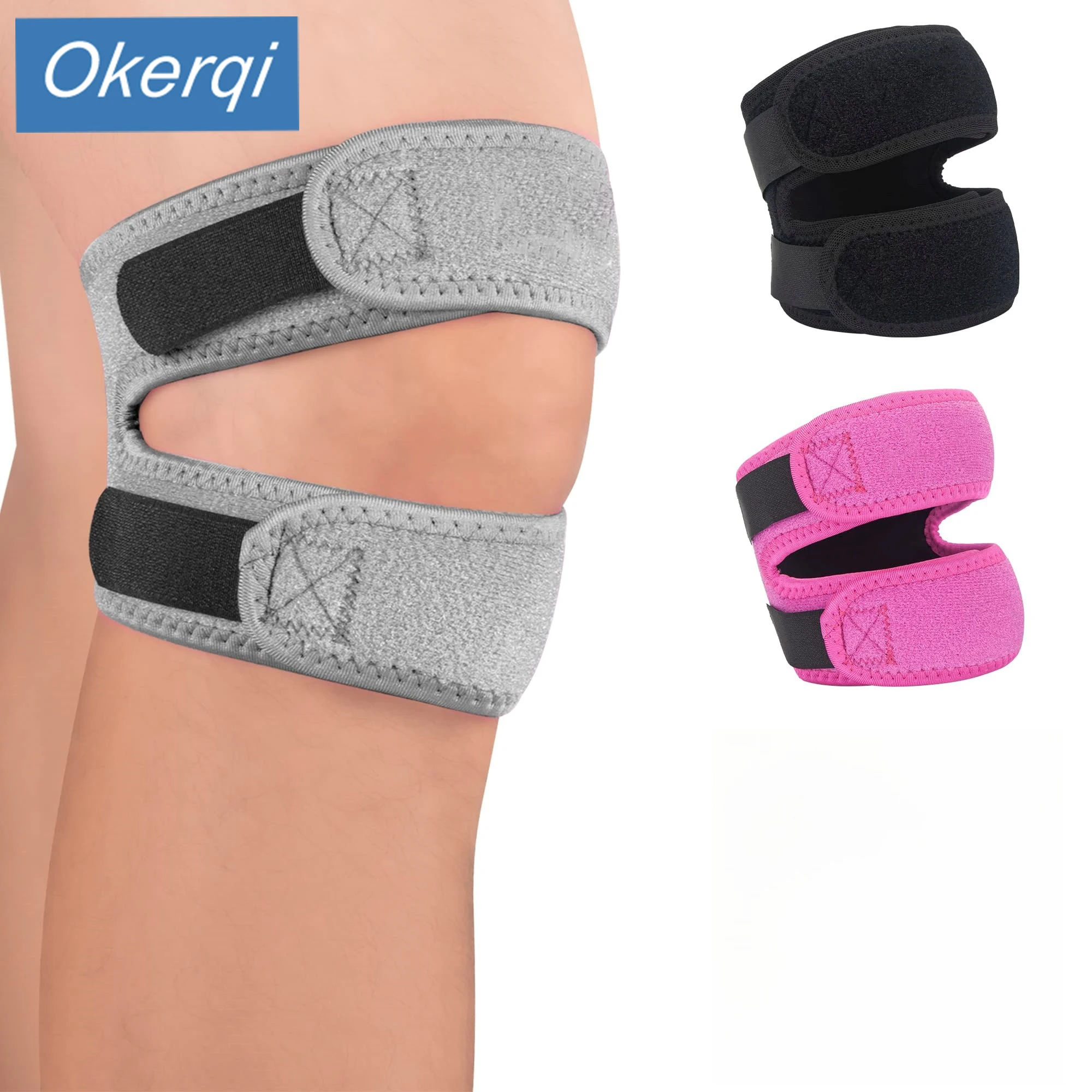 1PC-EVA-Patella-Knee-Strap-X-pressurized-Patella-Knee-Support-Double ...