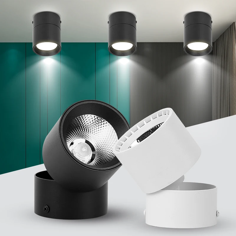 Aluminum Led Downlight Spotlights | Led Ceiling Spotlight 3 Colors ...