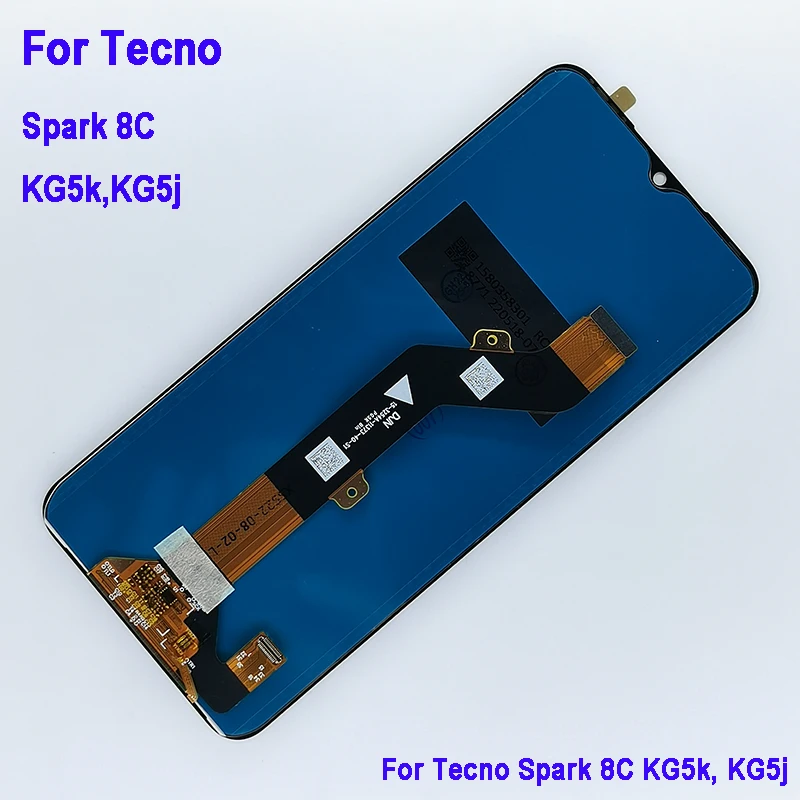 With Frame For Tecno Spark 8c Kg5k Kg5j Lcd Display Touch 42 Off