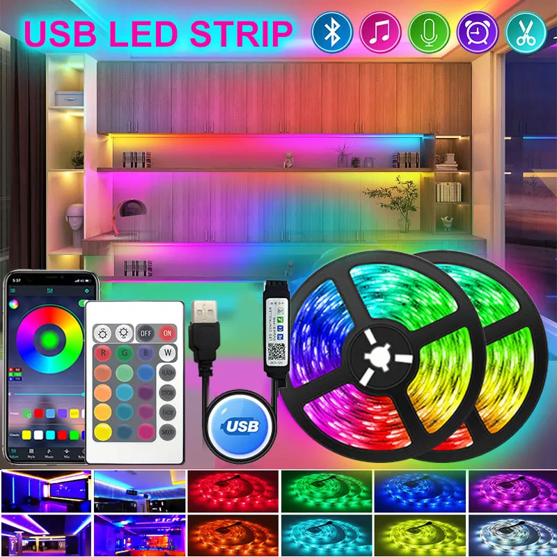 Led-Ribbon-10M-Usb-Led-Strip-For-Tv-Backlight-5V-Led-Lights-For-Room ...