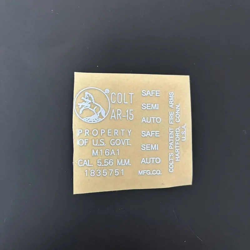 M16A1 Water Bullet Gun Metal Sticker Jinming Water Bullet SCAR M4 ...