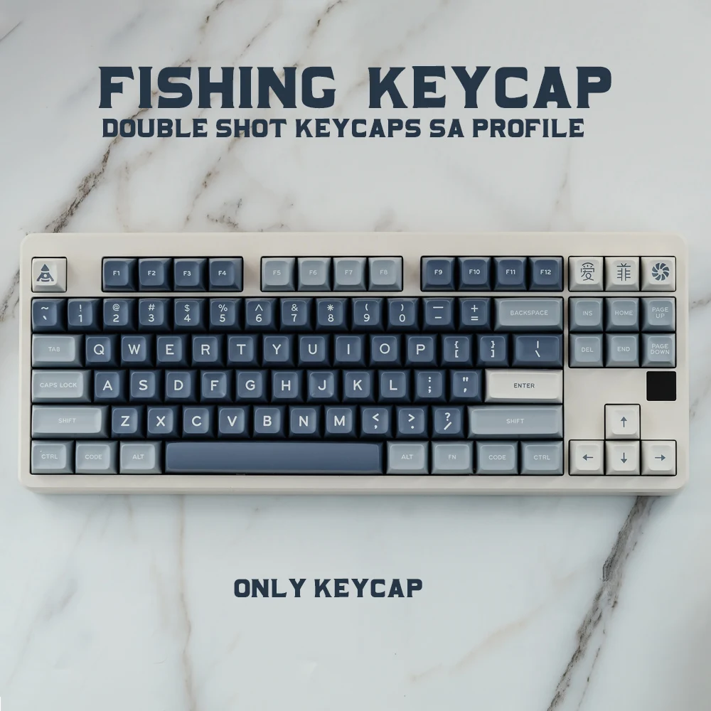 GMK-Fishing-172-Keys-SA-Profile-Double-Shot-Keycap-English-Custom ...