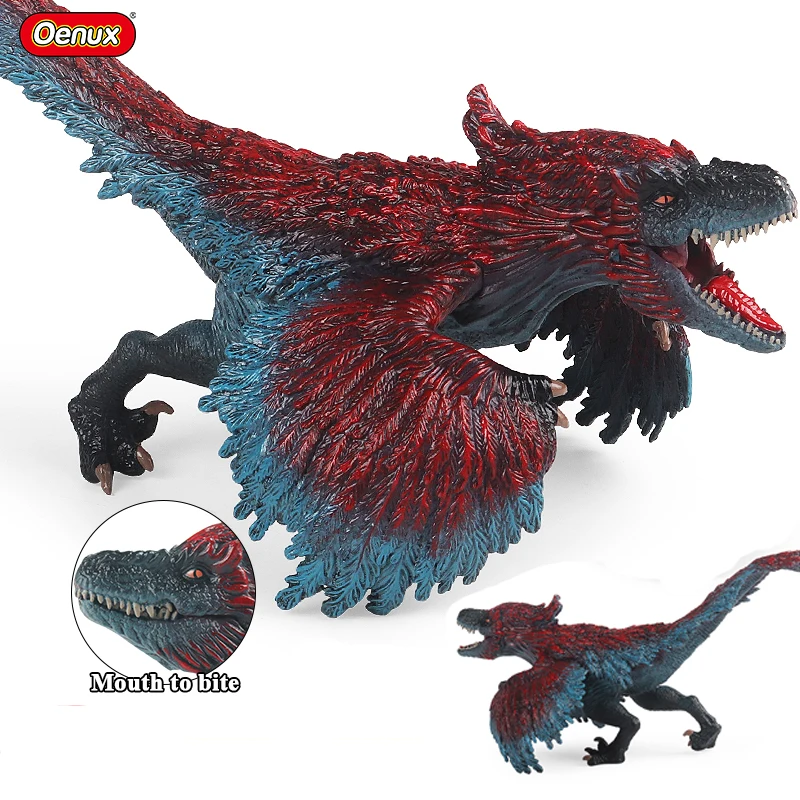 Oenux-New-Jurassic-Dinossaur-Model-Jouet-Pyroraptor-Action-Figures-PVC ...