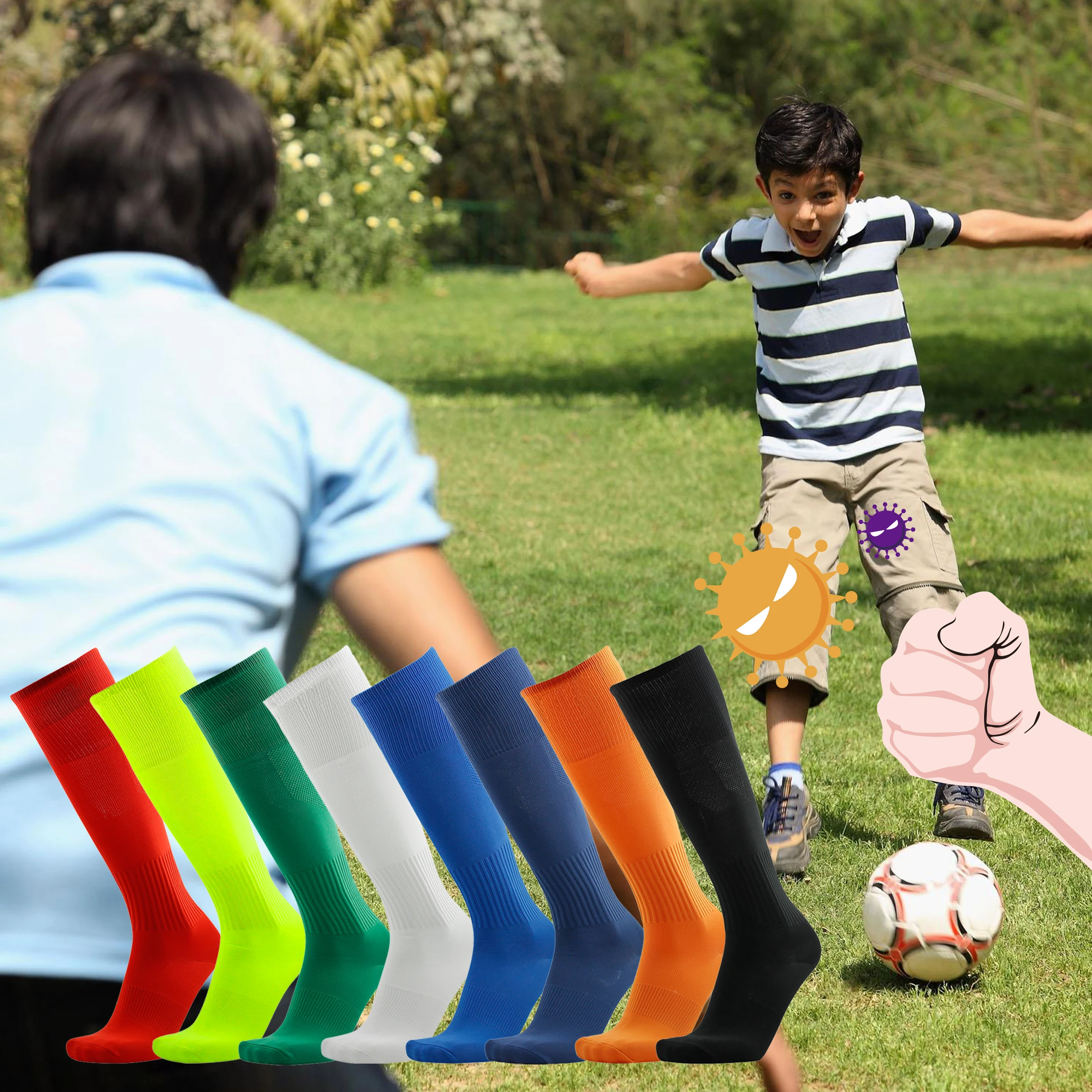 Men-s-Compression-Socks-Breathable-Cotton-100-Comfort-Absorption-and ...