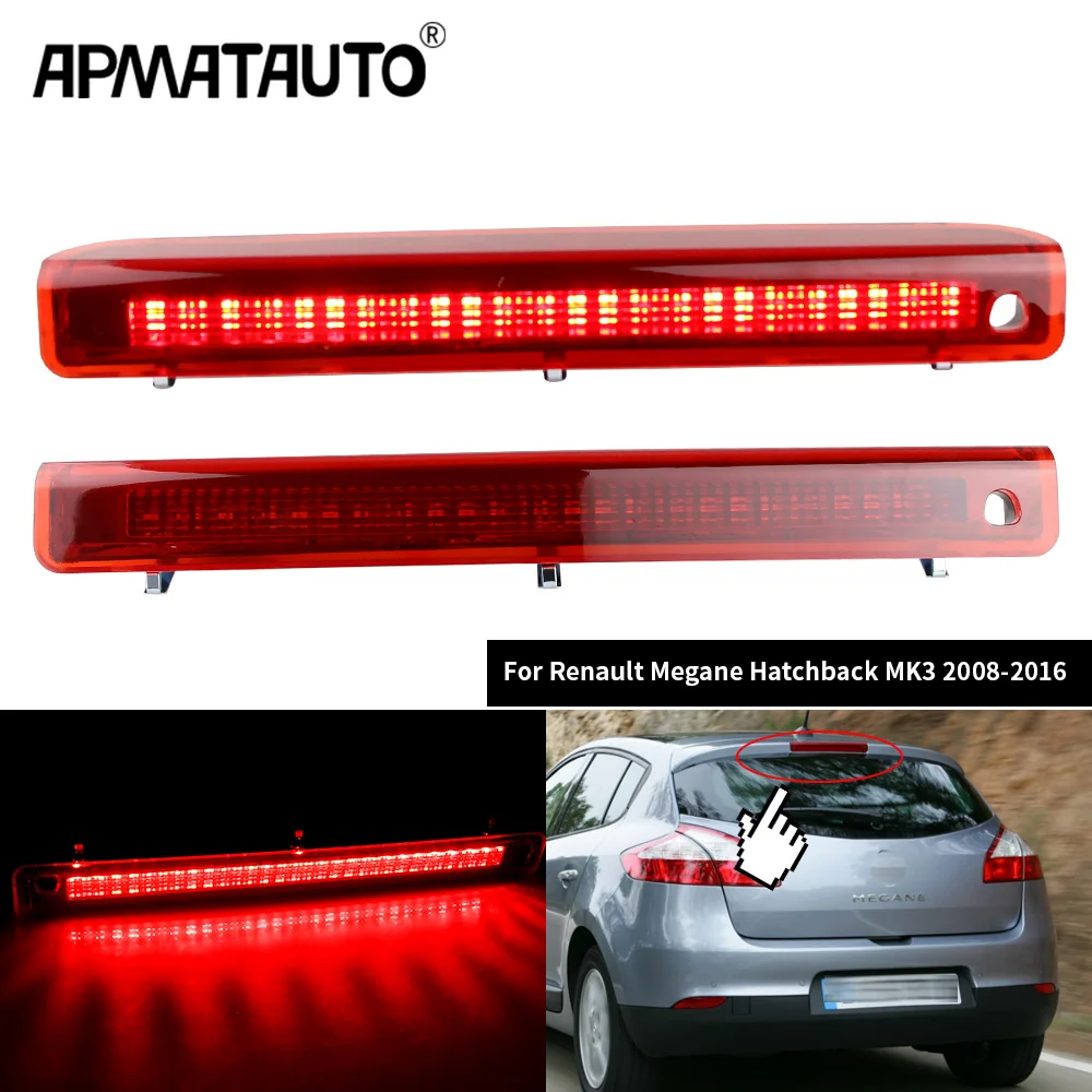 1pc High Mount Stop Light For Renault Megane MK3 Hatchback 2008-2016 ...