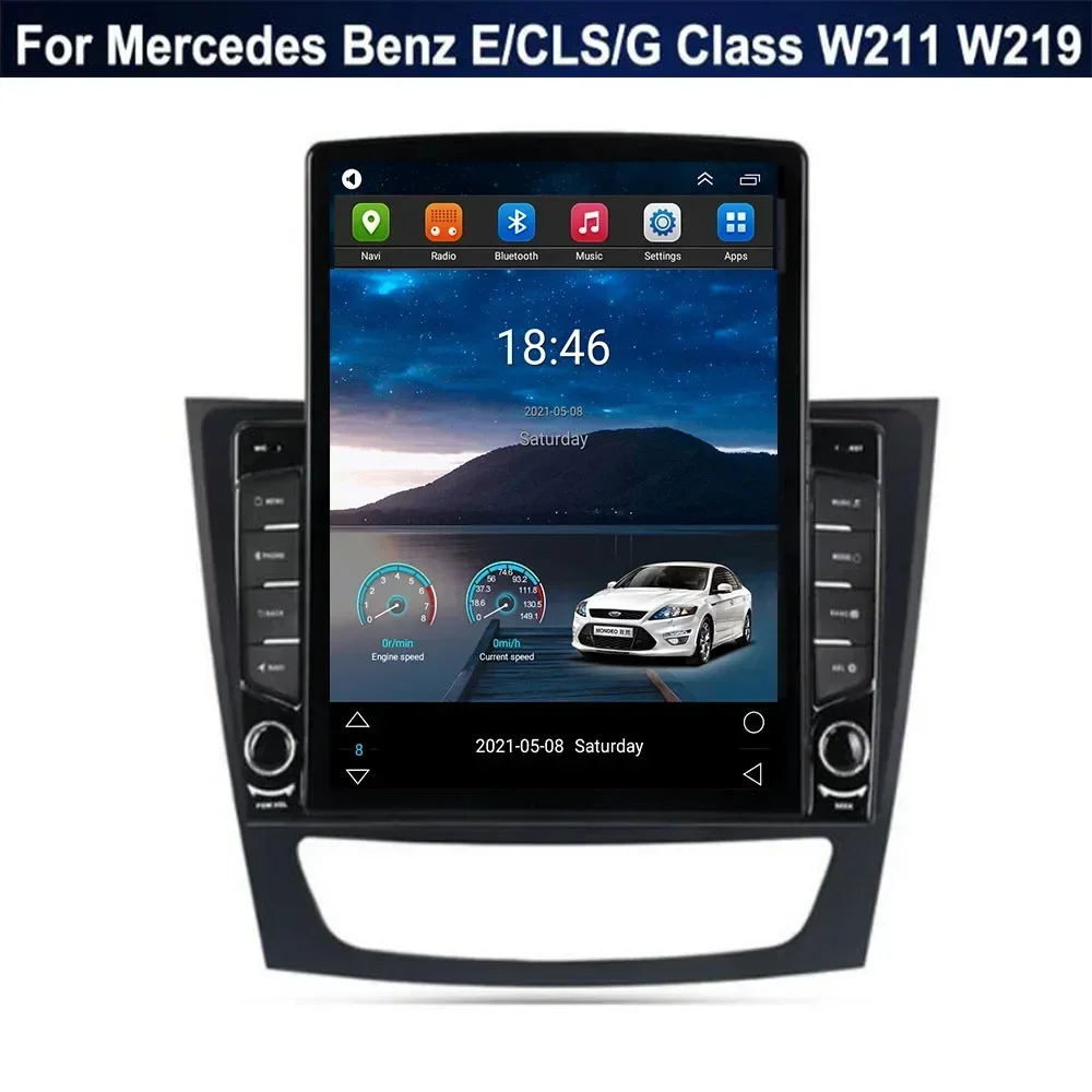 Android-13-Car-Radio-Multimedia-Player-For-Mercedes-Benz-E-Class-W211 ...
