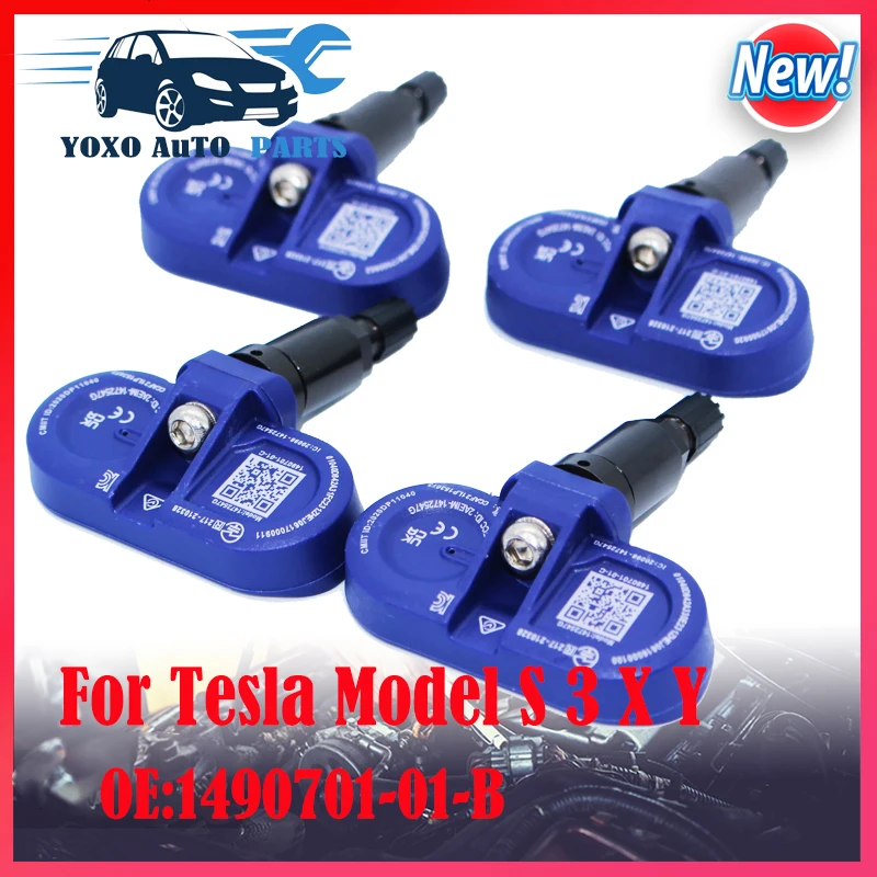 TPMS-For-Tesla-Model-3-Y-S-X-bluetooth-tire-pressure-monitoring-sensor ...