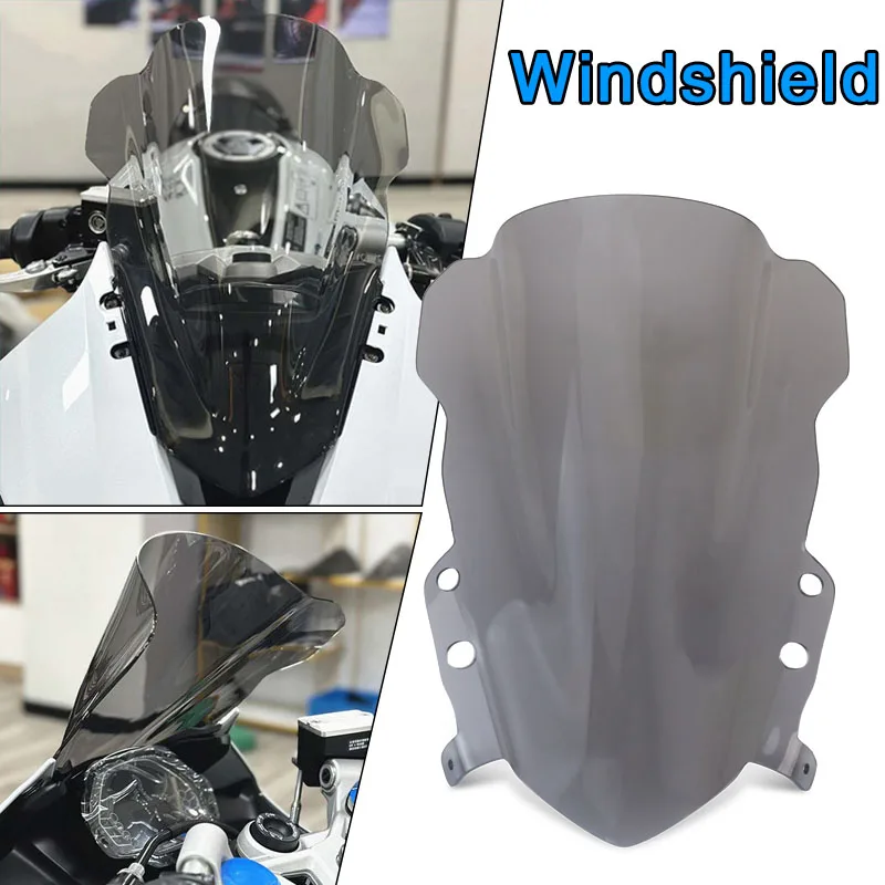 Motorcycle-Front-Screen-Windshield-Fairing-Windscreen-Baffle-Wind ...