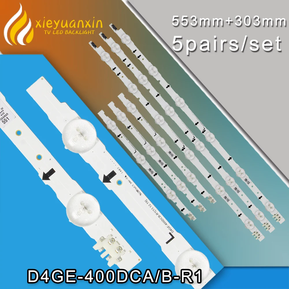 5Pairs/set 40inch LED Backlight Strip for Samsung 40H 6+3led 3V 1W ...