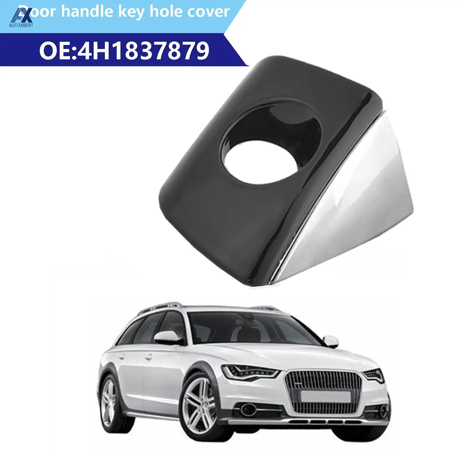 For Audi A6 A7 A8 RS6 RS7 A6/S6 A8/S8 Black chrome car exterior front ...
