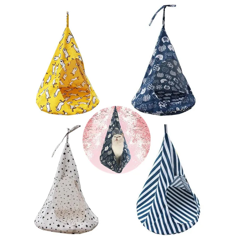 Hamac Pour Chat, Lit Amovible Et Lavable, Tente Conique Pour Animal De ...