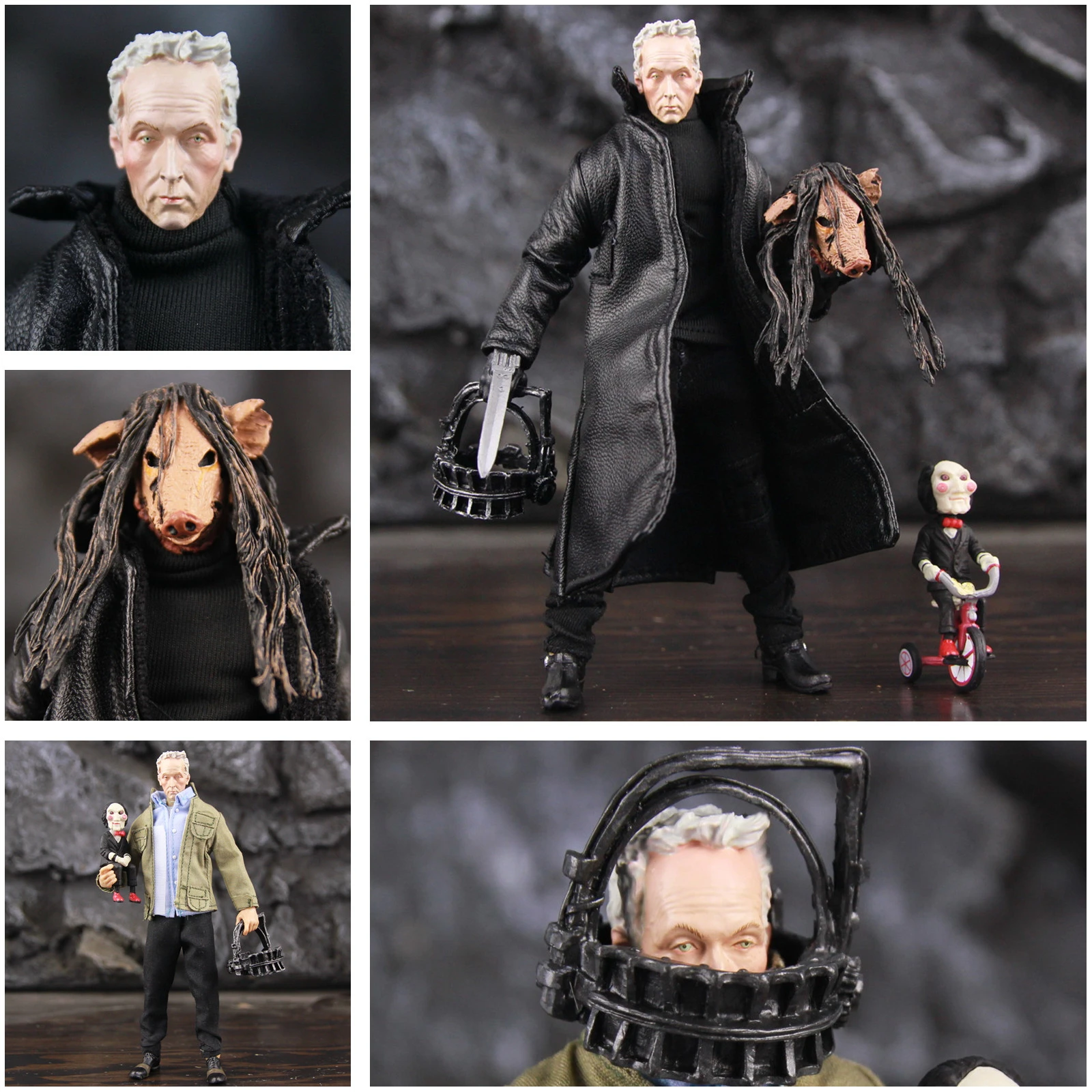 Classic Horror Movie Saw John Krammer Killer 6" Action Figure Bike ...