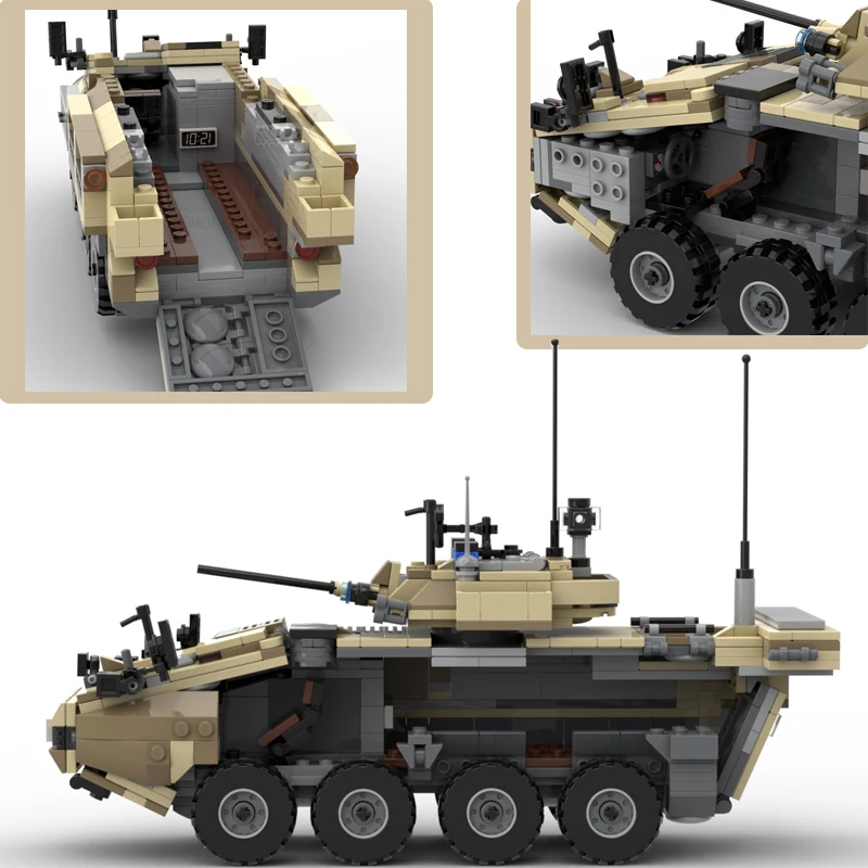 Modern-Military-Canada-GDLS-C-LAV-6-0v7-0-Armored-Car-Building-Blocks ...