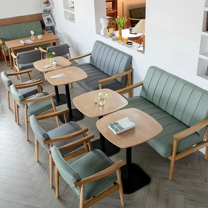 Nordic Vintage Café Chairs Creative Modern Comfortable Solid Wood ...
