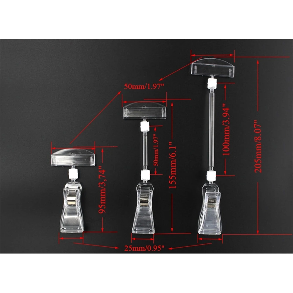 Pop-Price-Clip-Sign-Clip-Name-Card-Display-Price-Label-Tag-Holder ...