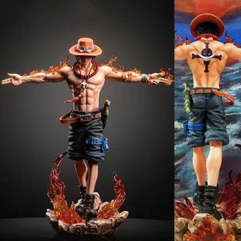 Anime-Ace-One-Piece-Figures-Flames-Portgas-D-Ace-Action-Figures ...