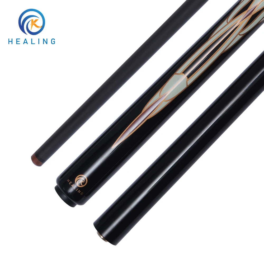 3-Section Punch & Jump Cue Pool Cue 12.9mm Bakelite Tip Carbon Fiber ...