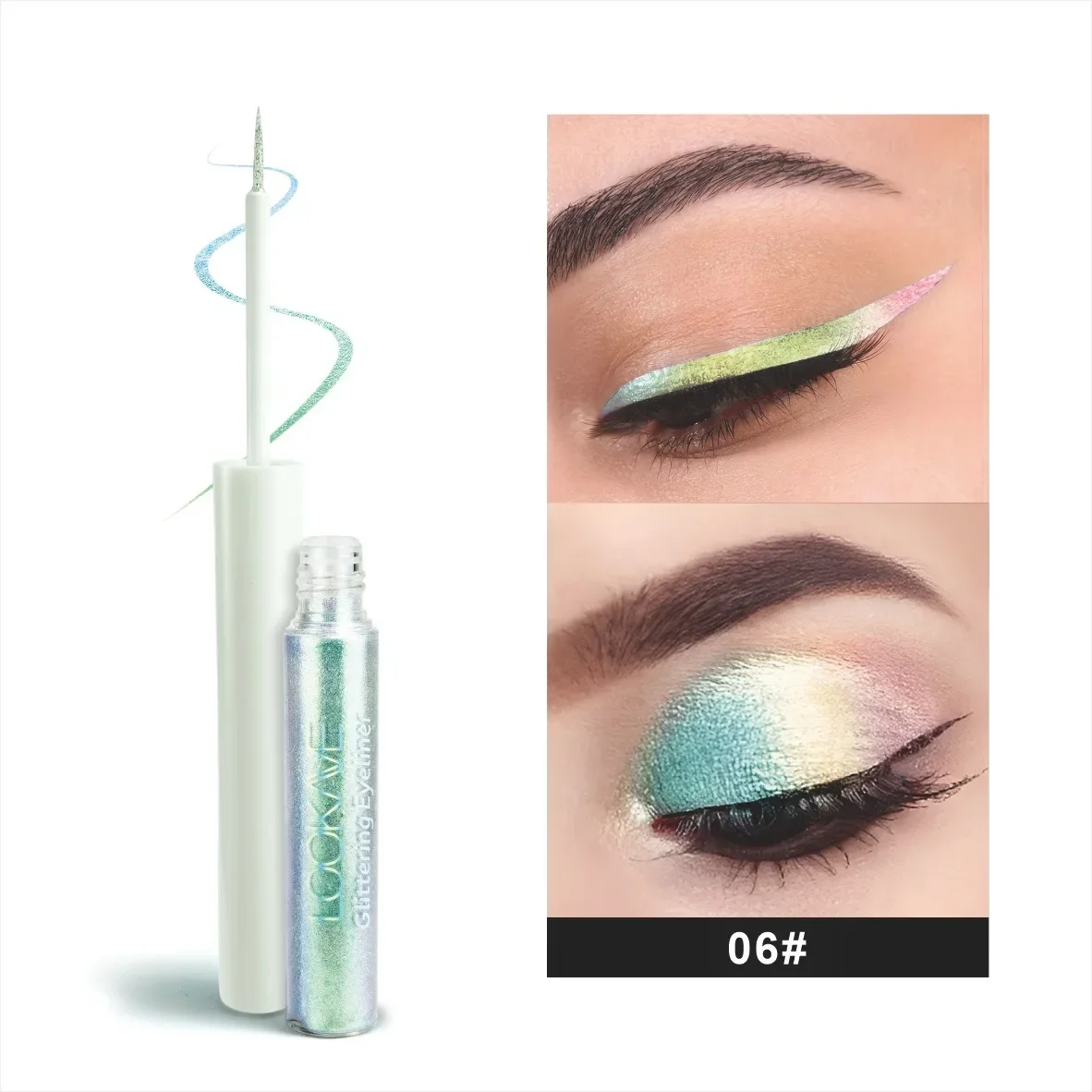 Chameleon Liquid Eyeshadows Shiny Lasting Eyeliner Duochrome Eyeshadow ...