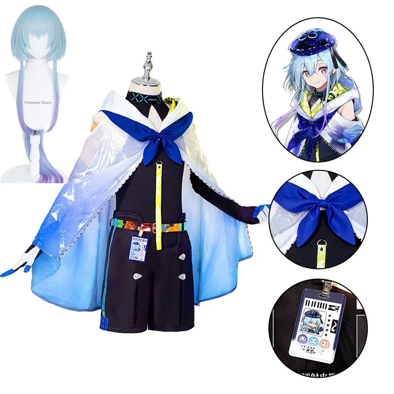 Game Arknights Cosplay Costume Arknights Mizuki Clothes Wig Shoes ...