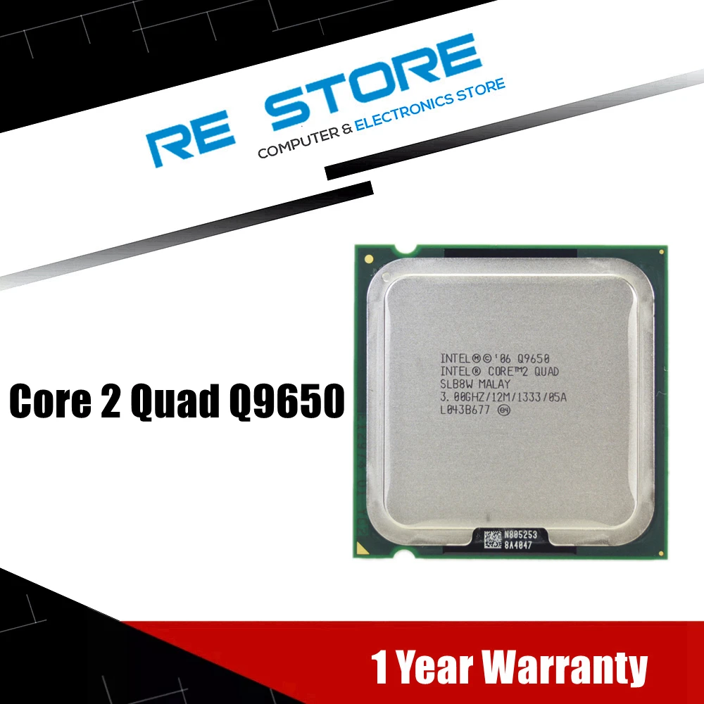 Intel Core 2 Quad Q9650 Processor 3.0GHz 12MB Cache FSB 1333 Desktop ...