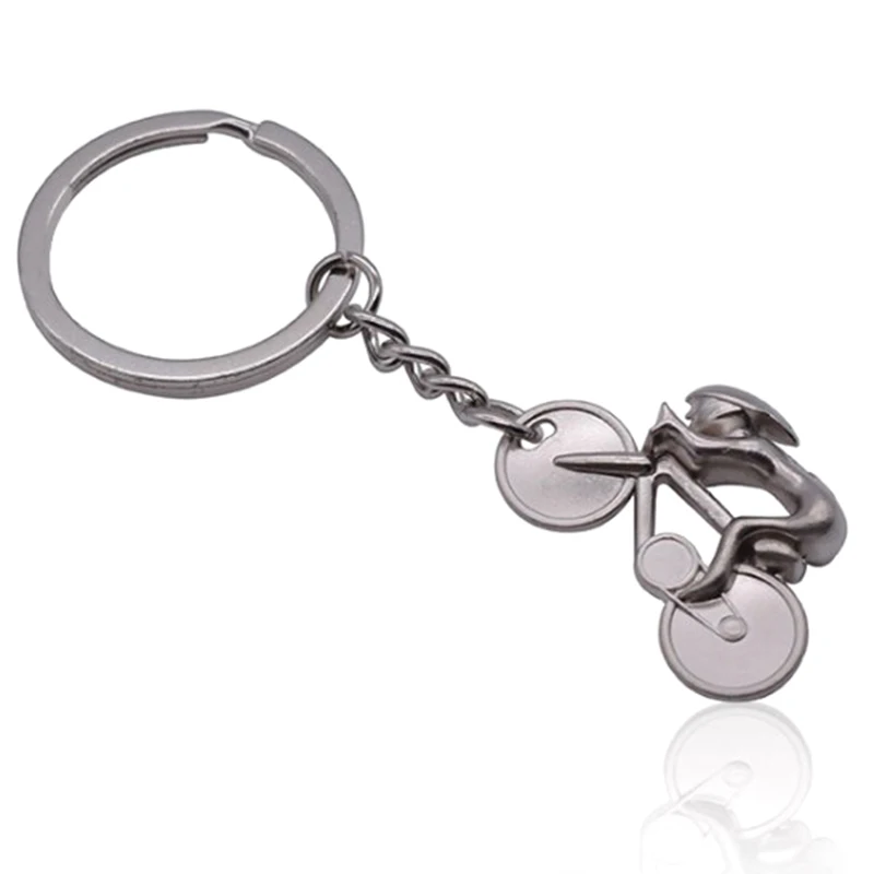 1Pcs-Pedal-Bicycle-Metal-Keychain-Cycling-Lovers-Travel-Memorial-Key ...