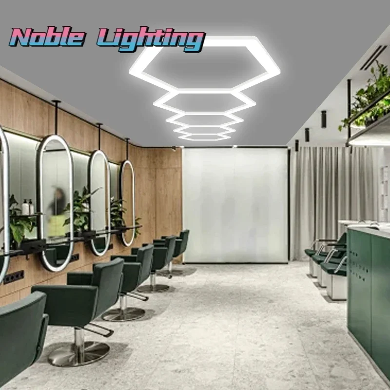 Customized Barber Light Garage Hexagon Lights 110V-240V Led Tube ...