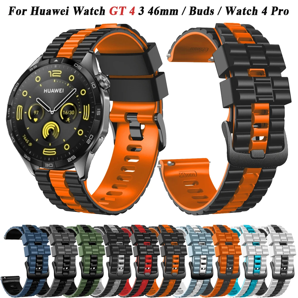 22mm-Watch-Straps-For-Huawei-Watch-GT-4-GT3-GT-3-Pro-46mm-Wristband-GT ...