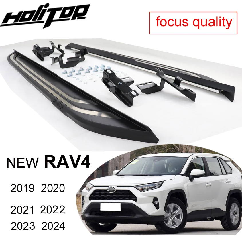 OE-side-bar-running-board-side-step-for-Toyota-RAV4-2019-2020-2021-2022 ...