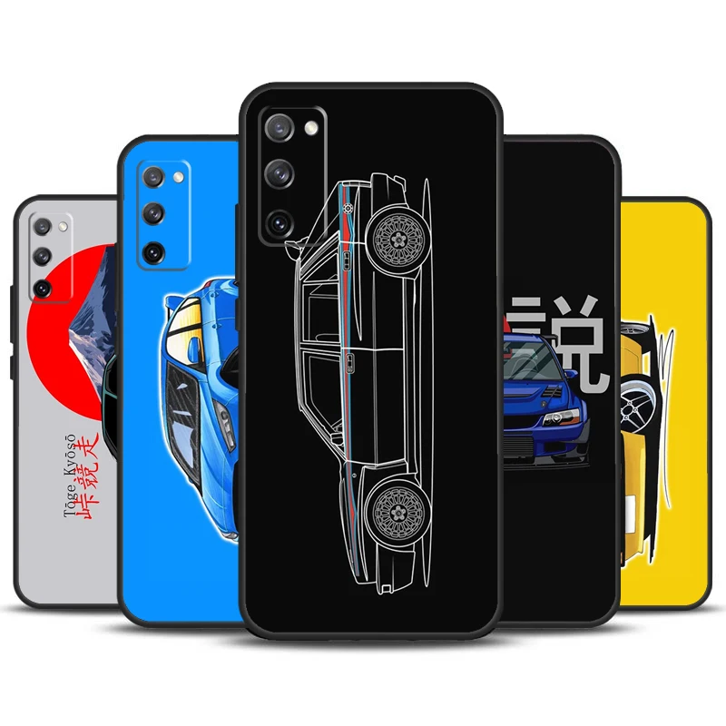 Rally Car Illustration Phone Case For Samsung Galaxy S23 S24 Ultra S22 ...