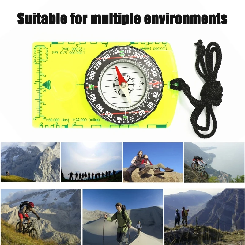 Professional Compass Multifunctional Map Reading Compass Orienteering ...