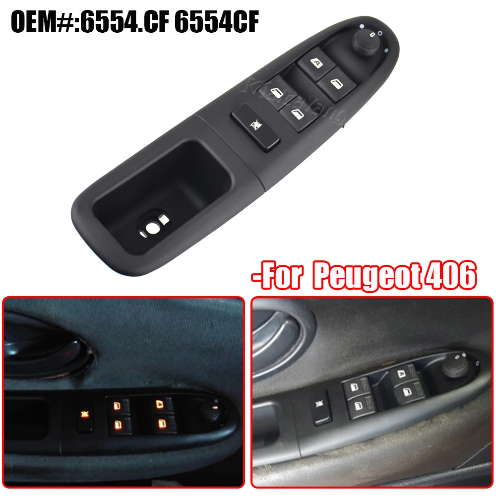 6554CF 6554.CF Car Front Left Electric Control Power Master Window ...