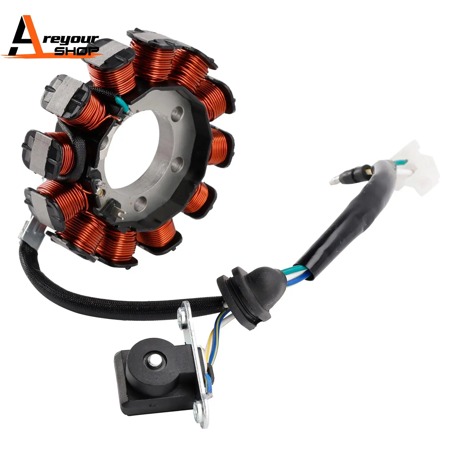 12 Poles Stator Generator 31120-K73-V41 for Honda AFS125 Wave 125 2018 ...