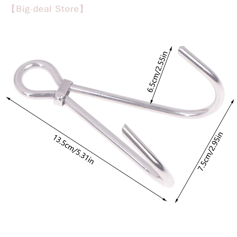 【M】Scuba Dive Reef Double Hook Safety Gear Current Drift Diving Hook ...