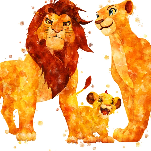 Drawings Of Simba And Mufasa