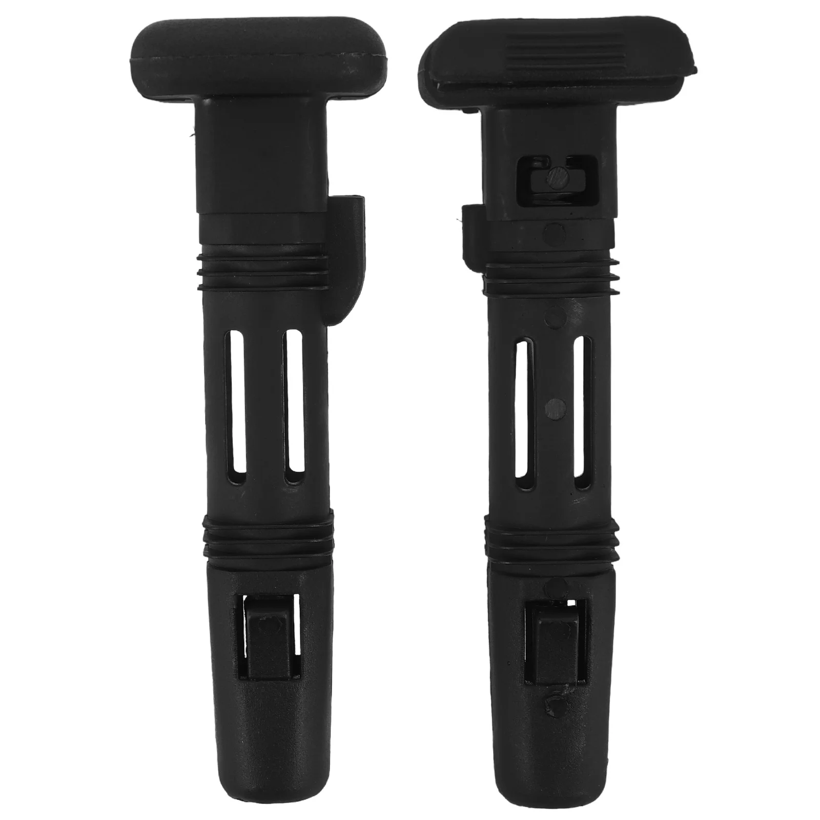 2Pcs Adjustable Locking Headrest Guide Inserts 12.7mm Plastic Car Seat ...
