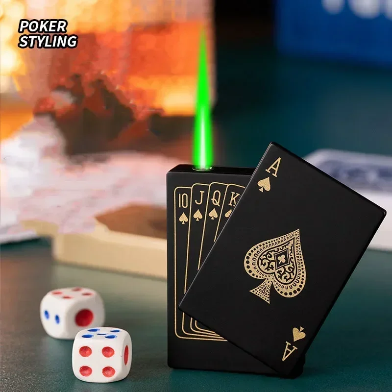 Encendedor-de-cartas-Jet-Flame-Fun-suministros-para-fumar-Ace-of-Spades ...