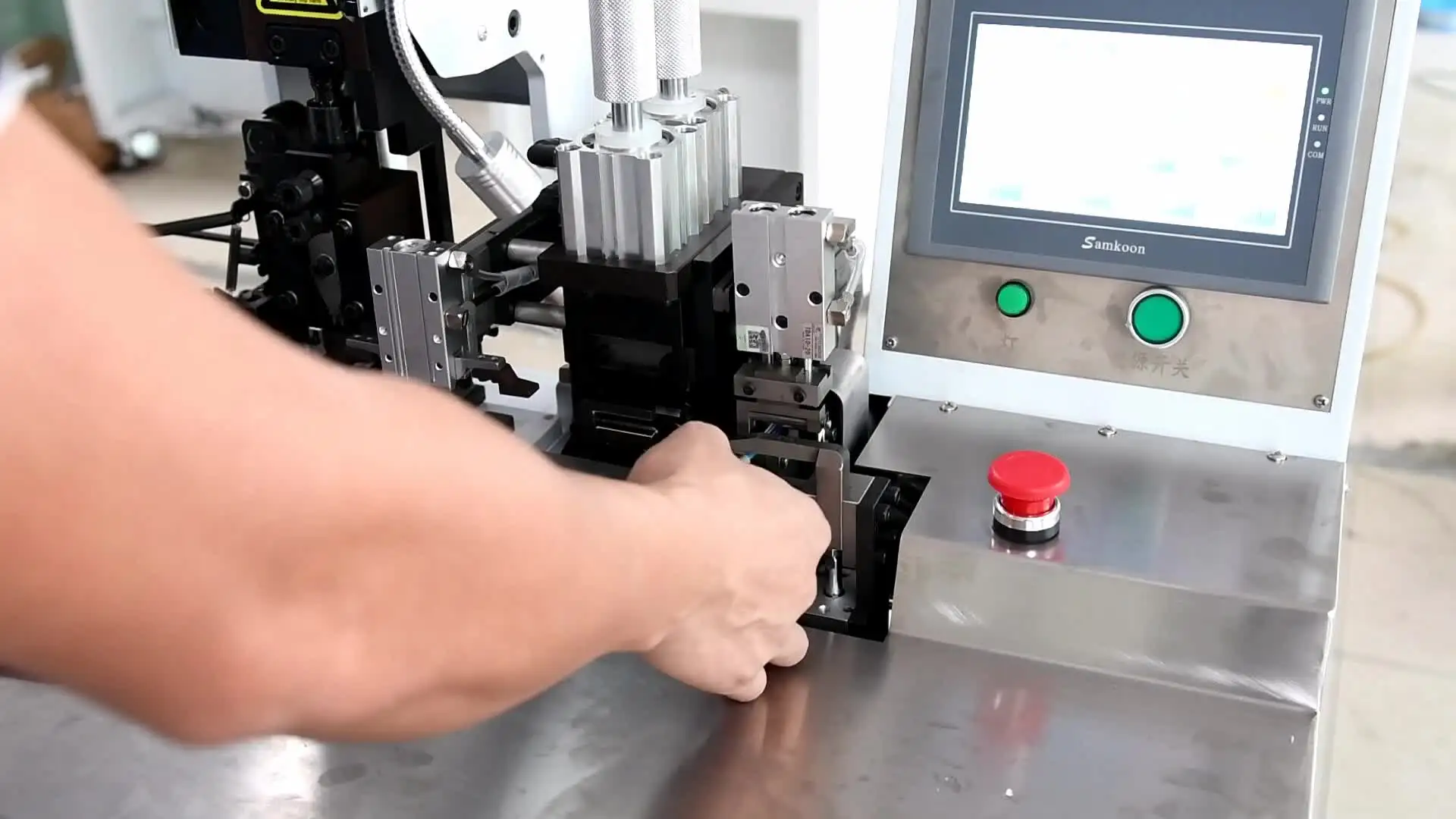 Automatic multicore sheathed cable wire stripping jst ph terminal ...