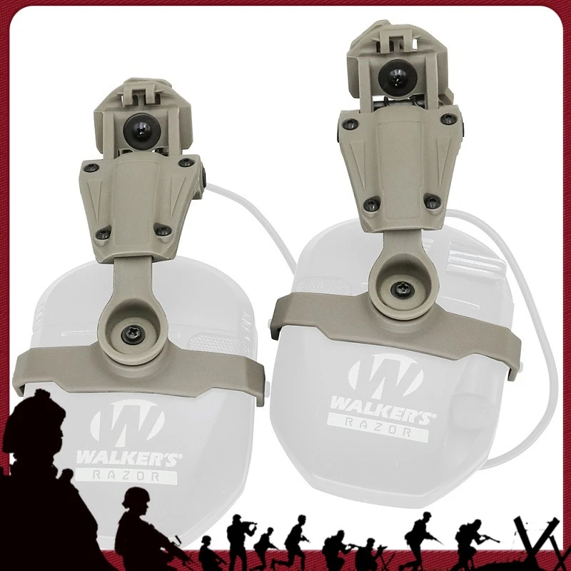 ARC Helmet Rail Adapter Shooting Electronics Earmuff Headphone ...