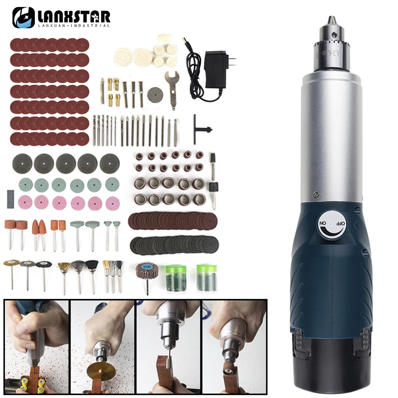 12V-Cordless-Drill-Rechargeable-Dremel-Rotary-Tool-Lithium-Battery ...