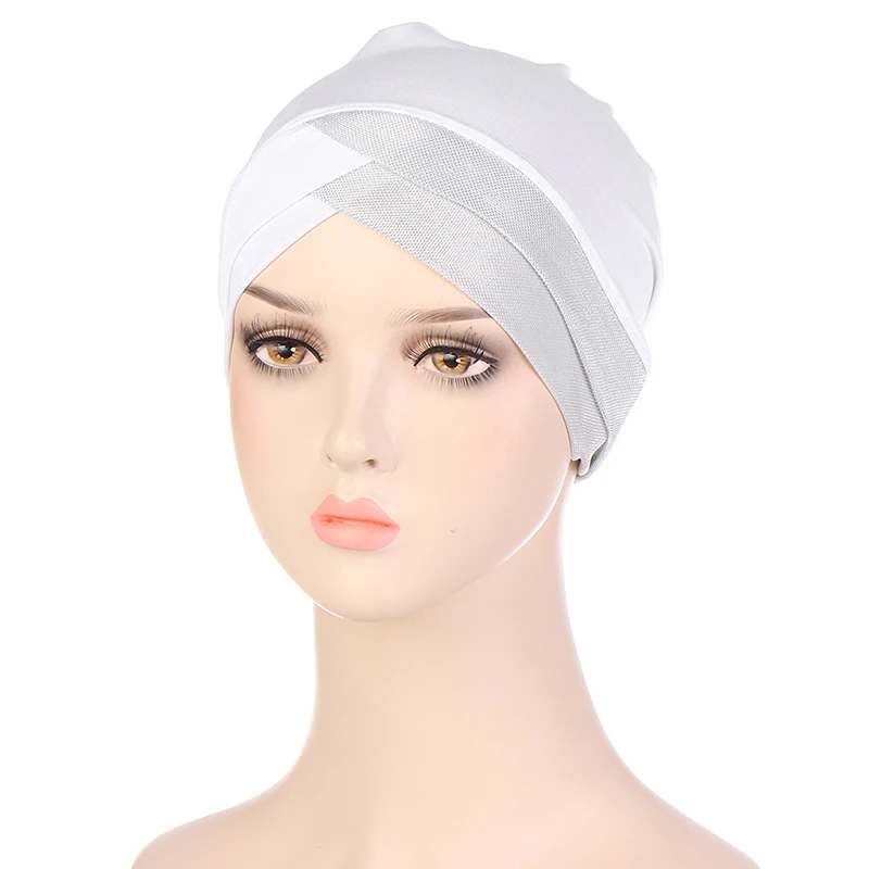 Muslim-Women-Inner-Hijab-Caps-Forehead-Cross-Head-Turban-Ready-To-Wear ...