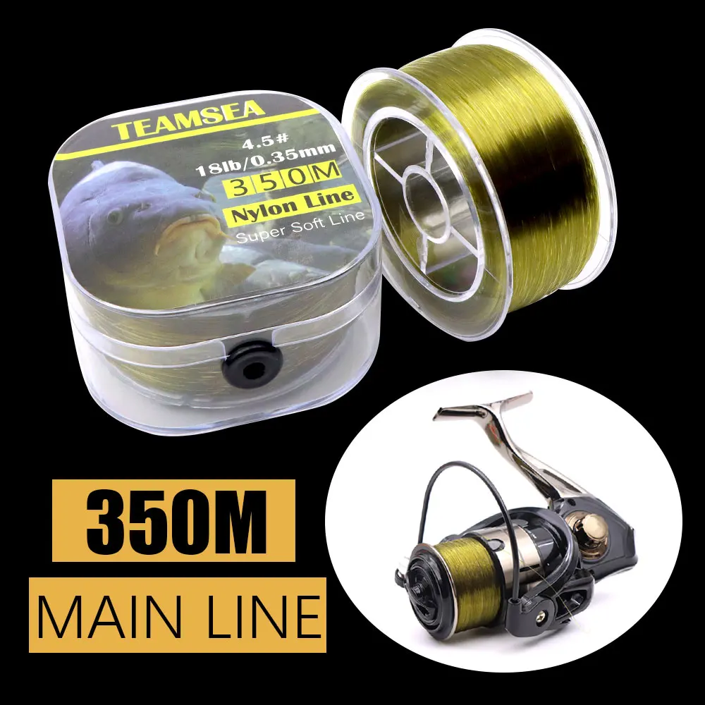 350M-Nylon-Fishing-Carp-Line-Method-Feeder-Hair-Rig-Accessories-Monofilament-Hooklink-Reel-Main ...