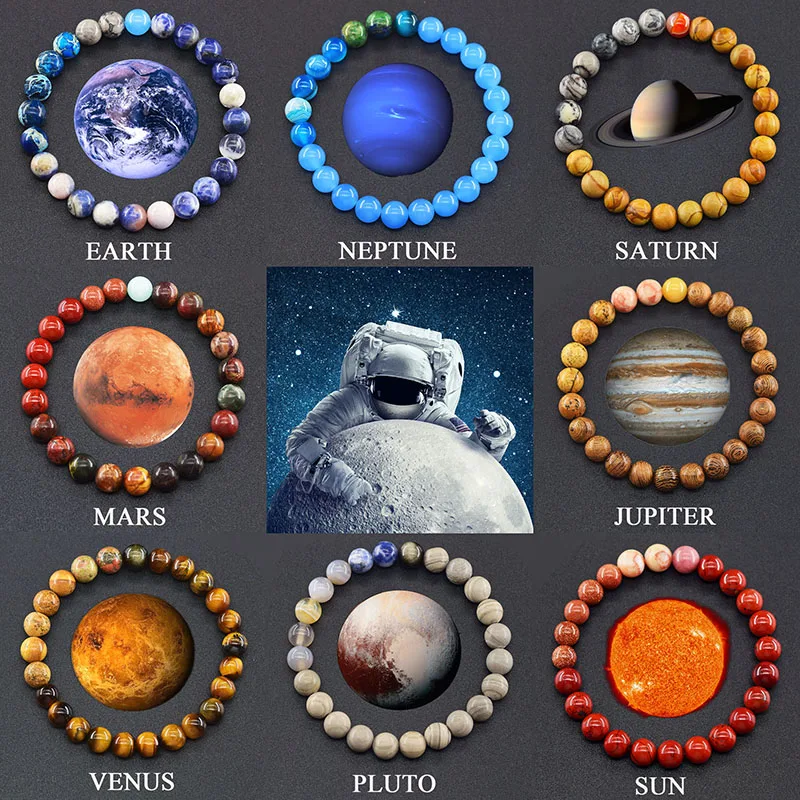 Eight-Planets-Bead-Bracelet-Men-Women-Natural-Stone-Universe-Solar ...