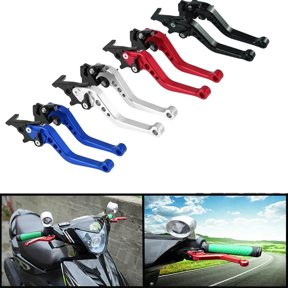 Universal-Motorcycle-Brake-levers-Motorcycle-Accessories-Modified-Horn ...
