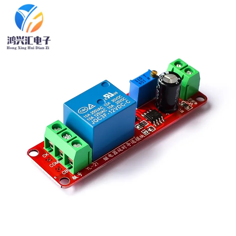 Ne555 Delay Module Monostable Switch Relay Delay On/off Switch (12v ...