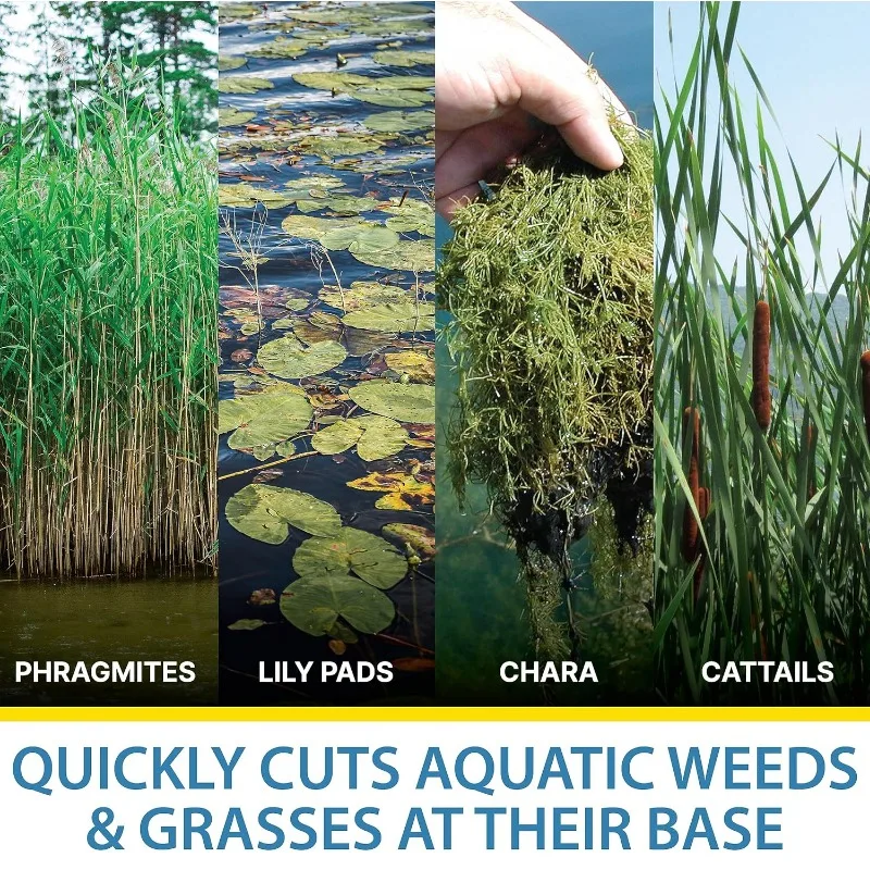 Lake-Weed-Cutter-Large-Pond-Aquatic-Plant-Cutting-Tool-Long-and-Sharp ...