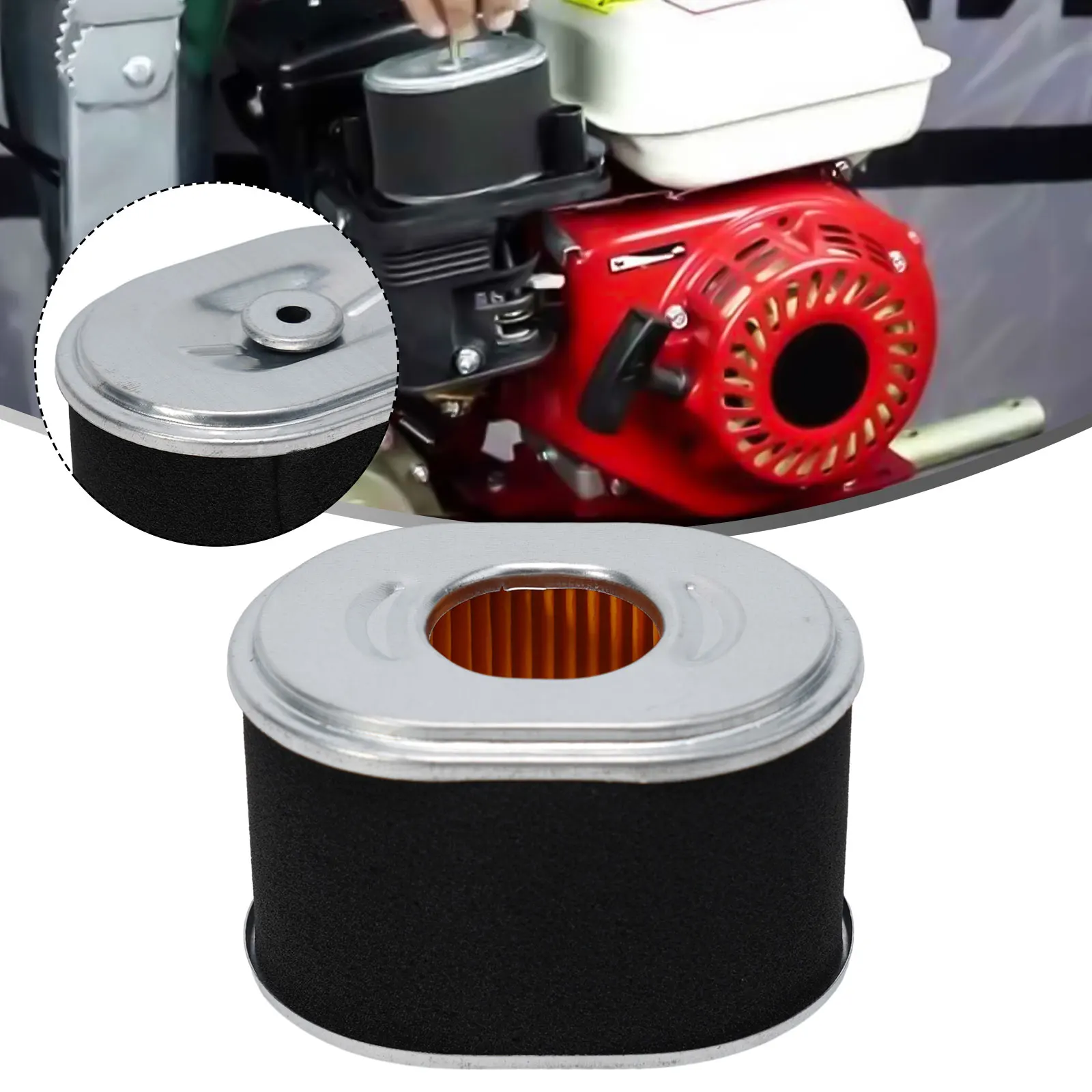 1pc Gasoline Engine Air Filter Element Replacement For GX160 168F 170F ...