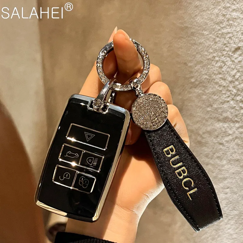 TPU Car Key Case Cover Full Protection Shell Keychain For Land Rover ...