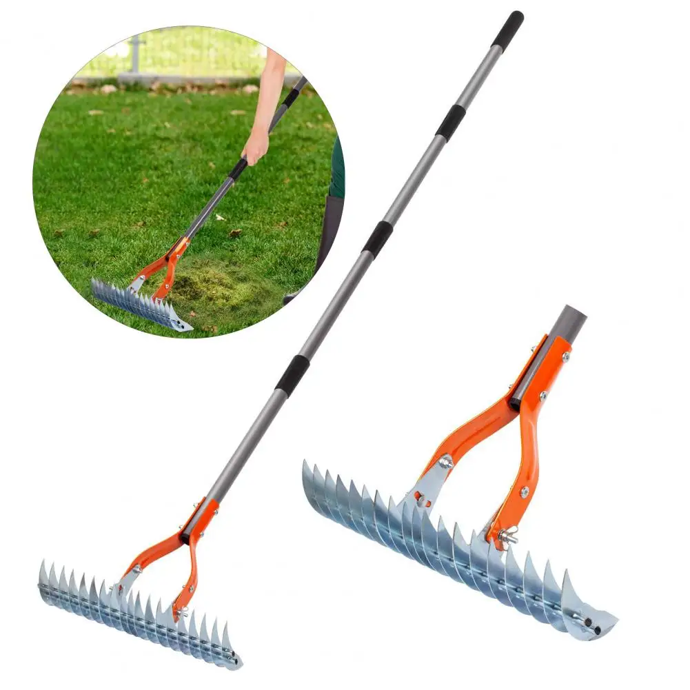 Weeding-Steel-Thatch-Rake-com-Tine-dupla-face-ajust-vel-al-a-longa ...
